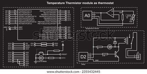 Temperature Sensor Relay Over 16 Royalty Free Licensable Stock Vectors