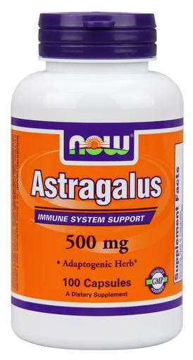 Now Foods Astragalus 500 Mg 100 Capsules