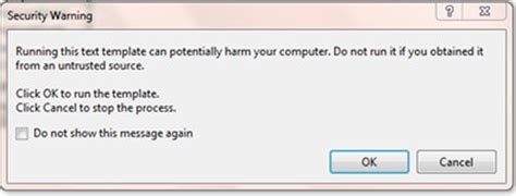 Text Template Transformation Toolkit T4 Templates And Entity Framework