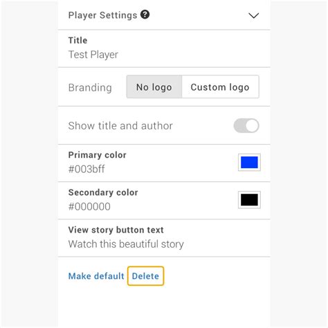 Delete A Custom Player Verse