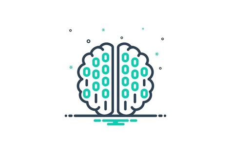 Binary Mind Icon Mindfulness Algorithm Coding