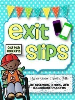 Exit Slips Formative Assessment For ANY Grade SSSTeaching