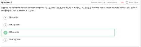 Question 2nsuppose We Define The Distance Between