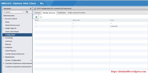 VSphere Part Adding AD Authentication In VCenter Server