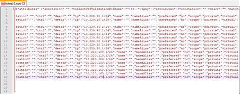 cisco aci configuring by posting json