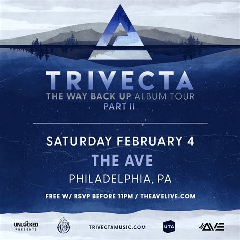 Trivecta Tickets At The Ave Live In Philadelphia By Unlocked Presents Tixr