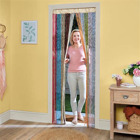 Multi Coloured Spiral String Door Curtain Buy 2 And Save £5 Coopers Of Stortford