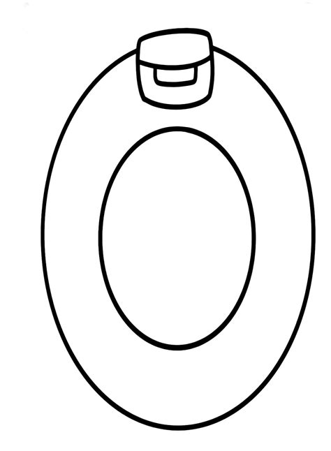 Letra O Alphabet Lore Para Colorear Imprimir E Dibujar Coloringlib