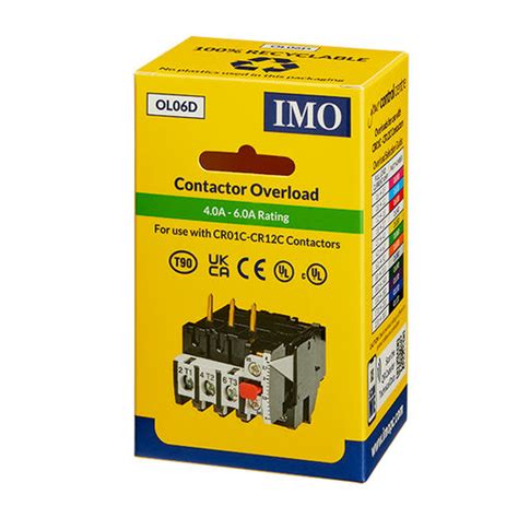 Contactor Mount Protection Relay Ol06d Imo Precision Controls Limited Overload