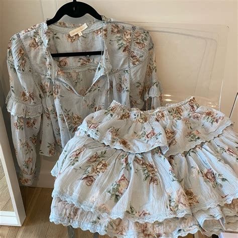 Matching Loveshackfancy Skirt And Top Set Gem