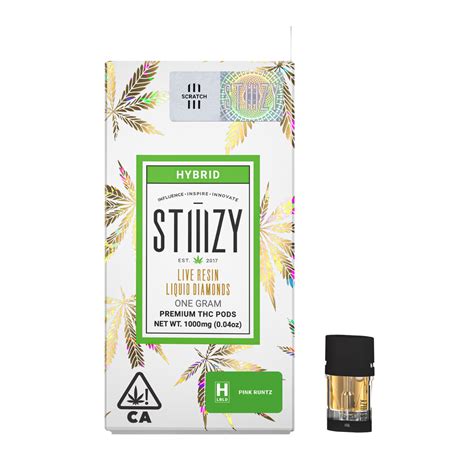 Stiiizy Pink Runtz 05g Liquid Diamonds Pod Premium Cannabis