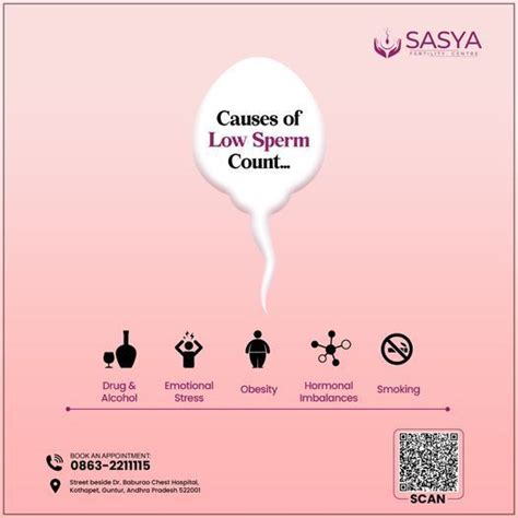Causes Of Low Sperm Count Ivf Clinic Low Sperm Count Sperm