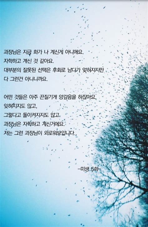 냉혹한 현실을 그린 드라마 미생의 명대사 인스티즈 Instiz 인티포털 카테고리