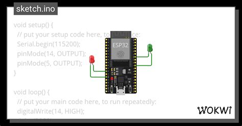 Day 2 Task 2 Wokwi Esp32 Stm32 Arduino Simulator
