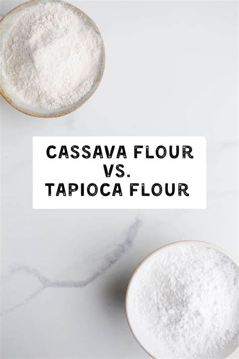 Cassava Vs Tapioca Flour Salted Plains