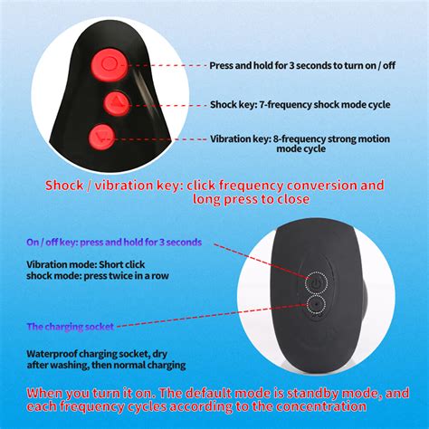 Male Waterproof Prostate Massager Anal Butt Plug G Spot Vibrator E Stim