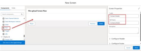 How To Upload Files Using Screen Flow In Salesforce