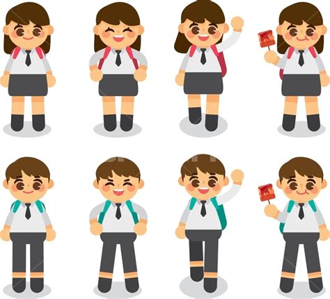 학생 캐릭터 귀여운 일러스트 벡터 사진이미지일러스트캘리그라피 Woocat작가