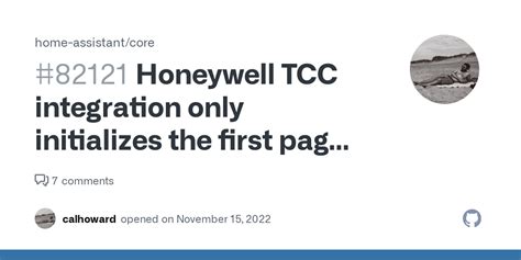 Honeywell TCC Integration Only Initializes The First Page Of Devices Issue Home