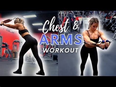 Chest And Arms Workout 💪complete Gym Routine Youtube