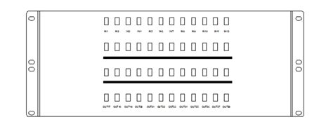 24x24 Matrix Rack Optical Switches Xionghua Photonics