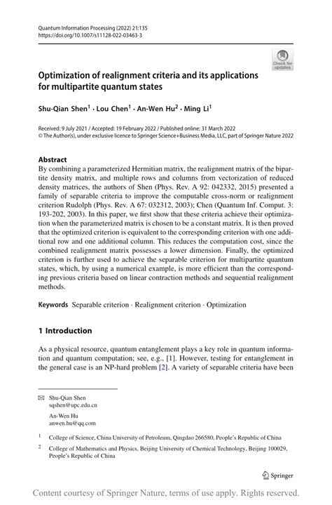 Optimization Of Realignment Criteria And Its Applications For Multipartite Quantum States