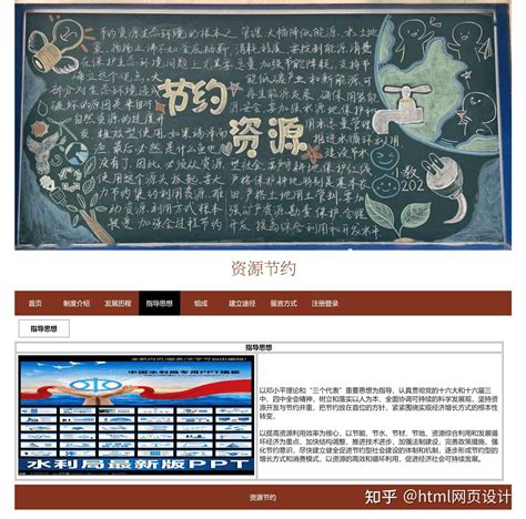 环保主题网页制作作业 保护环境网页设计模板 简单学生网页设计 静态html Css网站制作成品 知乎