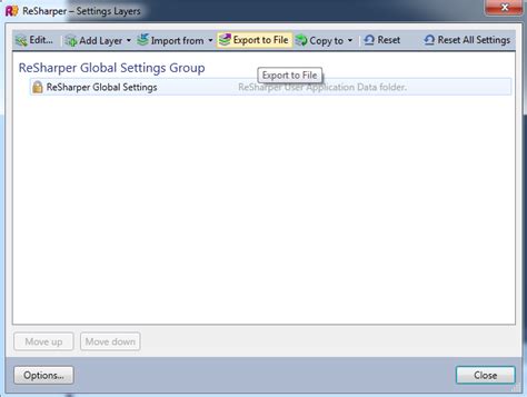 Resharper 61 Settings Dropbox And Company Wide The Net Tools Blog