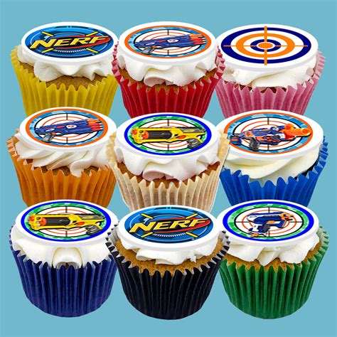 Box Of 15 Nerf Blaster Cupcakes Joy Of Cake