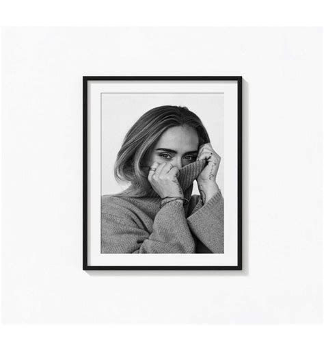Adele Posters Adele Black And White Wall Inspire Uplift