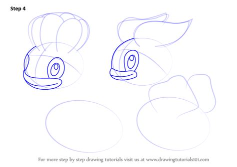 How To Draw Shellos From Pokemon Pokemon Step By Step