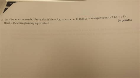 solved let a be an n times n matrix prove that if ax