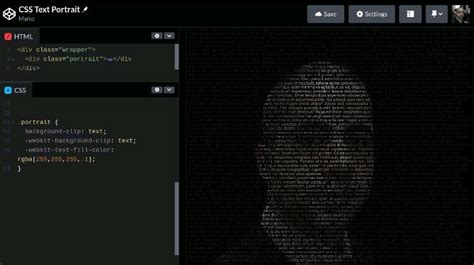 Marko Denic On Linkedin Css Tip Create A Beautiful Text Portrait With