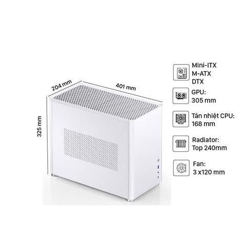 Vỏ Case Jonsbo D30 White Giá Rẻ Nhất Hà Nội