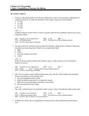 Optimizing Oxygenation Nursing Essentials Techniques Chapter 14 Oxygenation Cooper