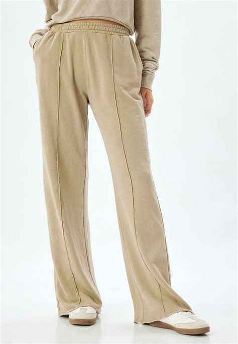 Koton Wide Leg Jogginghose Beige Zalando