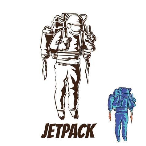 Guy Flying Using Jetpack Vector Illustration 21458439 Vector Art At
