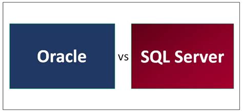 Oracle против Sql Server 14 самых ценных различий которые вы должны