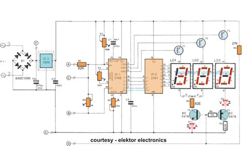 How To Make A Digital Voltmeter Ammeter Circuit Module Esquemas Eletrônicos Circuito