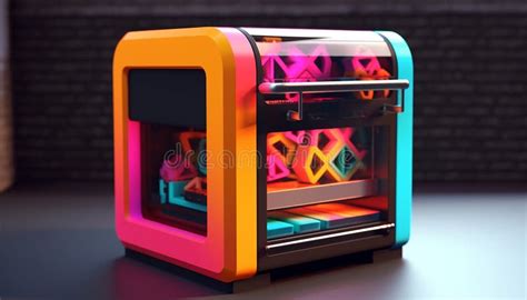 3d Printer Design Pop Art Concept Creative Printer Design Created