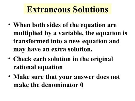 Solving Rational Equations General Mathematics Ppt