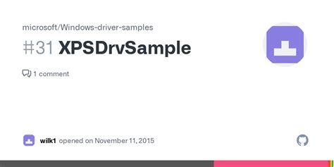Xpsdrvsample Issue Microsoft Windows Driver Samples Github