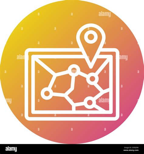 Railway Map Vector Icon Design Illustration Stock Vector Image And Art