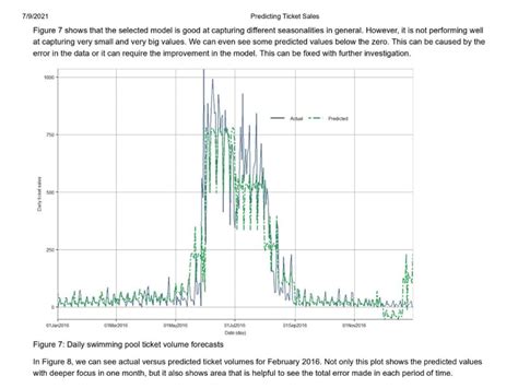 A Report With Data Analysis Prediction Forecasting And