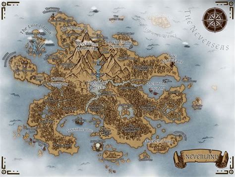 A Neverland Tale Hooked Eng Neverland Map Wattpad