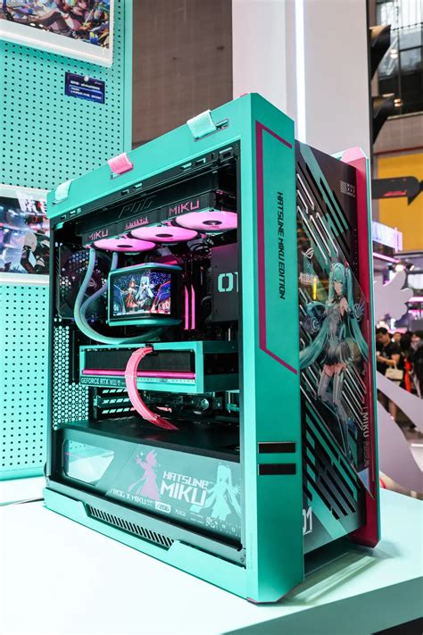 Asus Goes Full Hatsune Miku With Custom Pc Setup Featuring All Miku Components