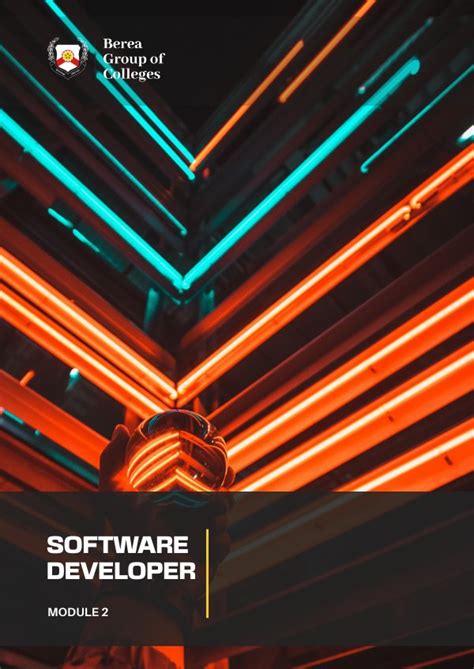 Occupational Certificate Software Developer Module 2 By E Publishing