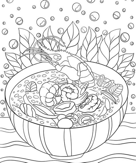 Free Printable Adult Coloring Pages Food 2025