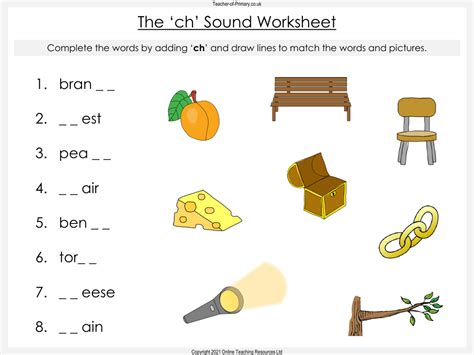 The Ch Sound English Phonics Teaching Powerpoint With