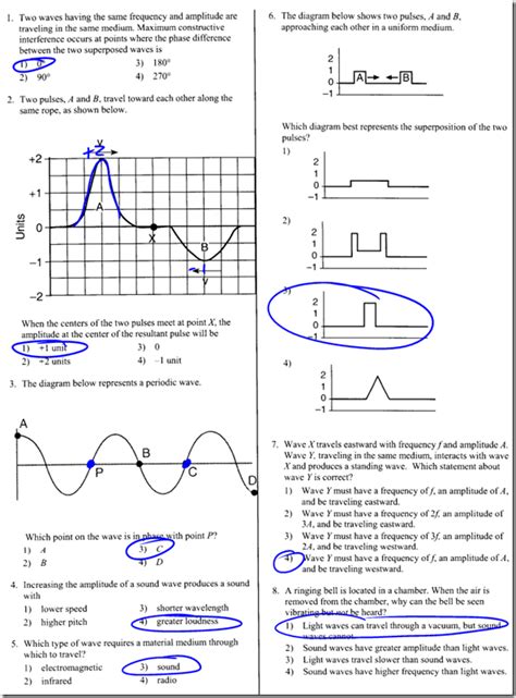 Constructive And Destructive Interference Worksheet
